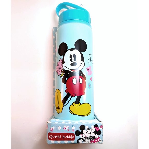 Disney | Dining | Vintage Y2k Mickey Mouse Metal Water Bottle Perfect ...